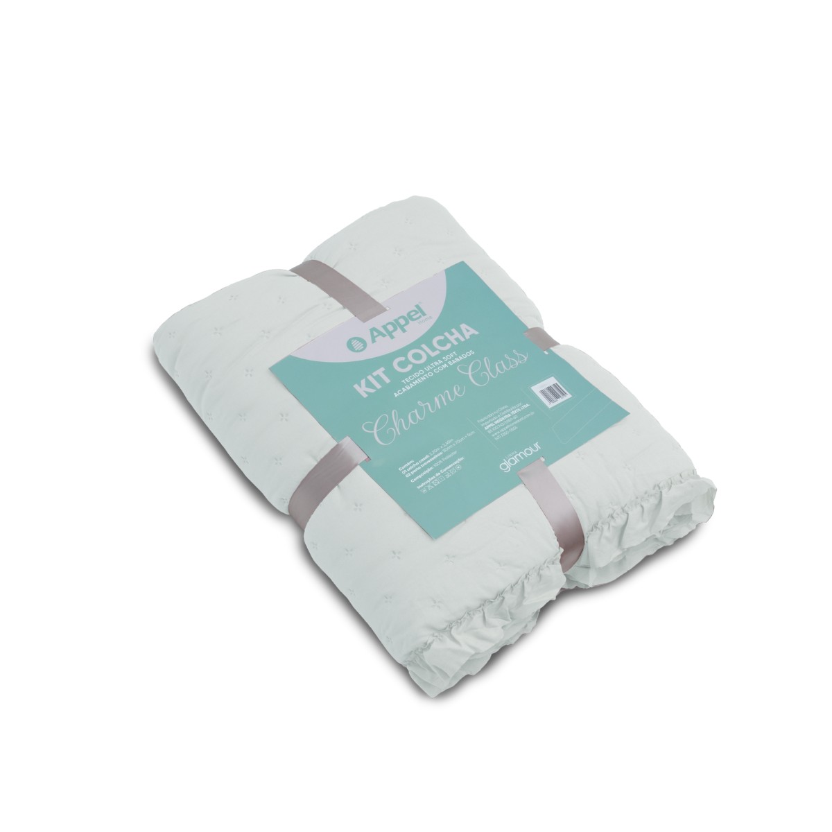 Kit Colcha Casal com 2 Porta Travesseiro Charme Class Appel Home ...