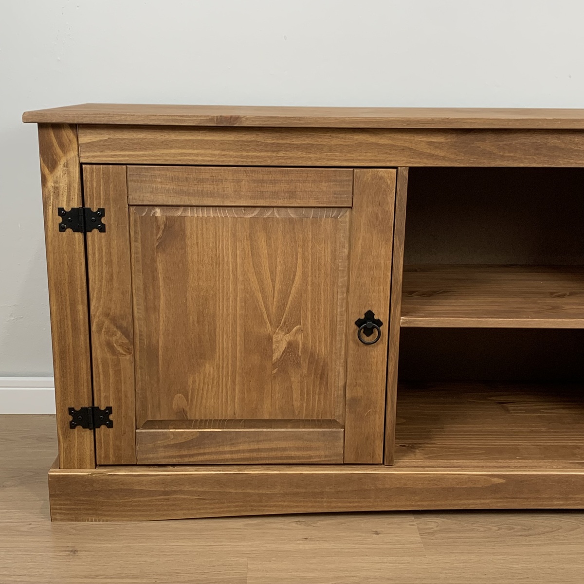 Rack Tequila Com 2 Portas Rustico - Cera | MADERCE