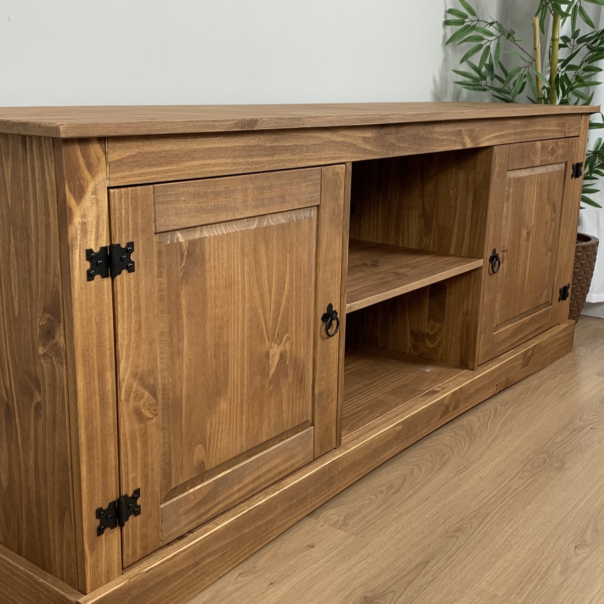 Rack Tequila Com 2 Portas Rustico - Cera | MADERCE